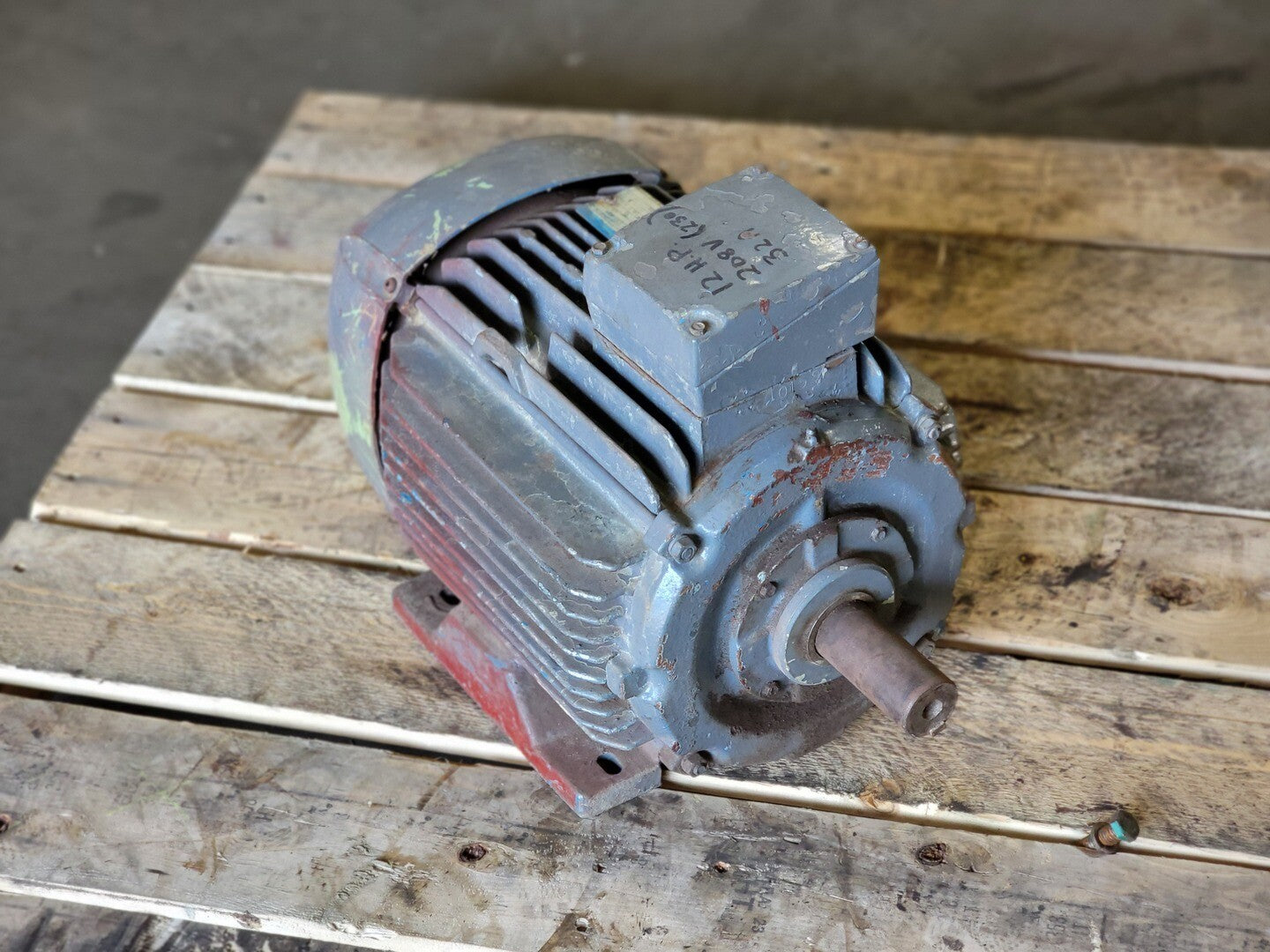 12 hp 220 440 volts 1730 rpm 3 Ph Electric Motor MEUT 132 MH4
