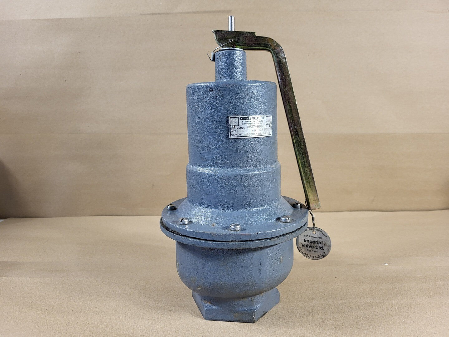 KUNKLE 2" Pressure Relief Valve 0537-H01-HM