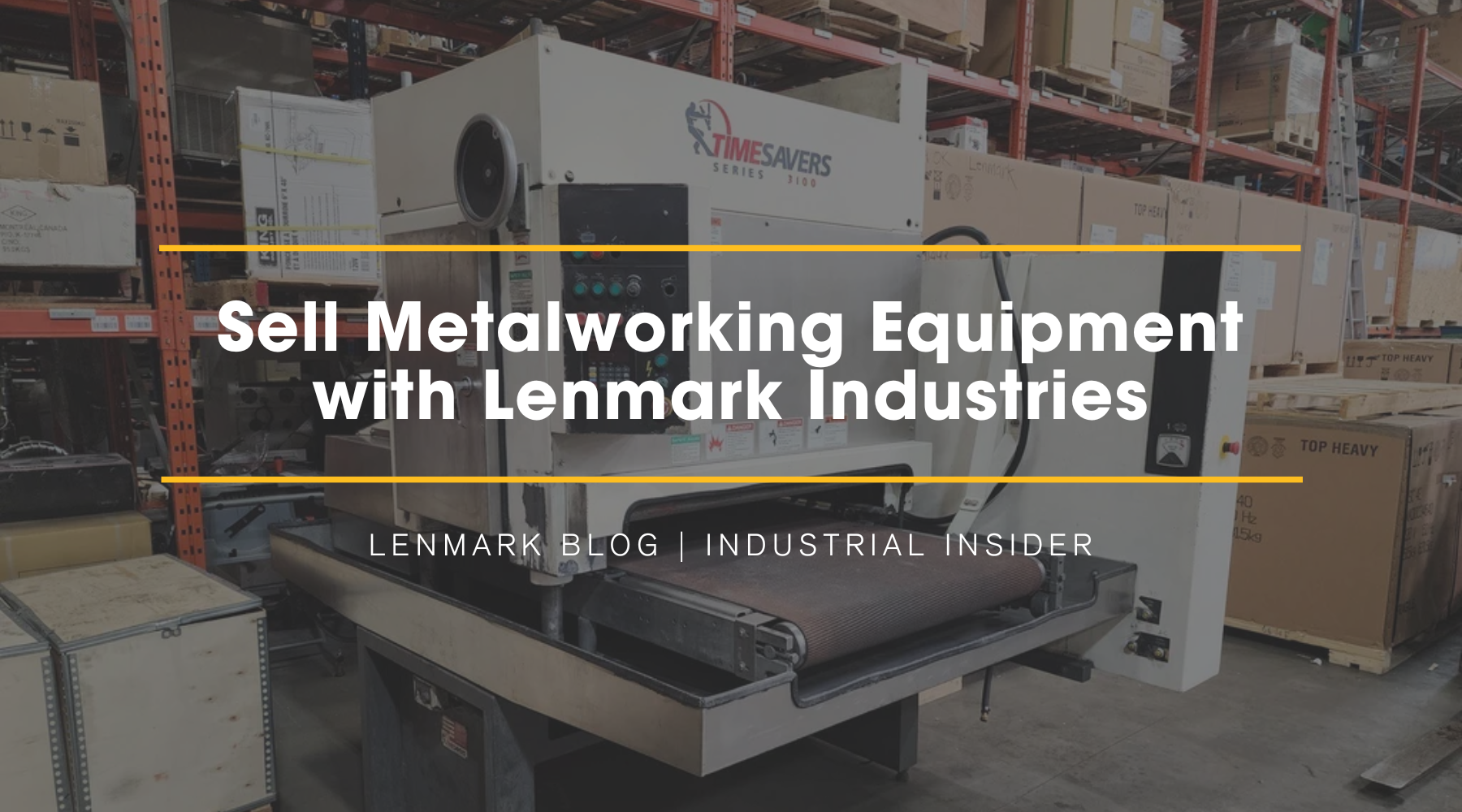 Sell Metalworking Equipment with Lenmark Industries