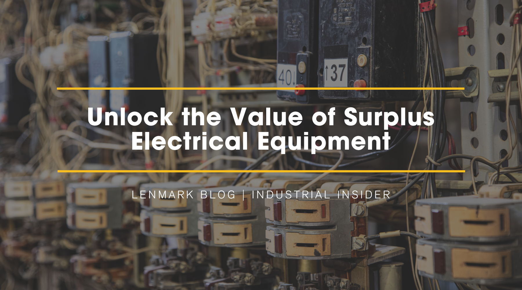 Unlock the Value of Surplus Electrical Equipment | Lenmark Industries