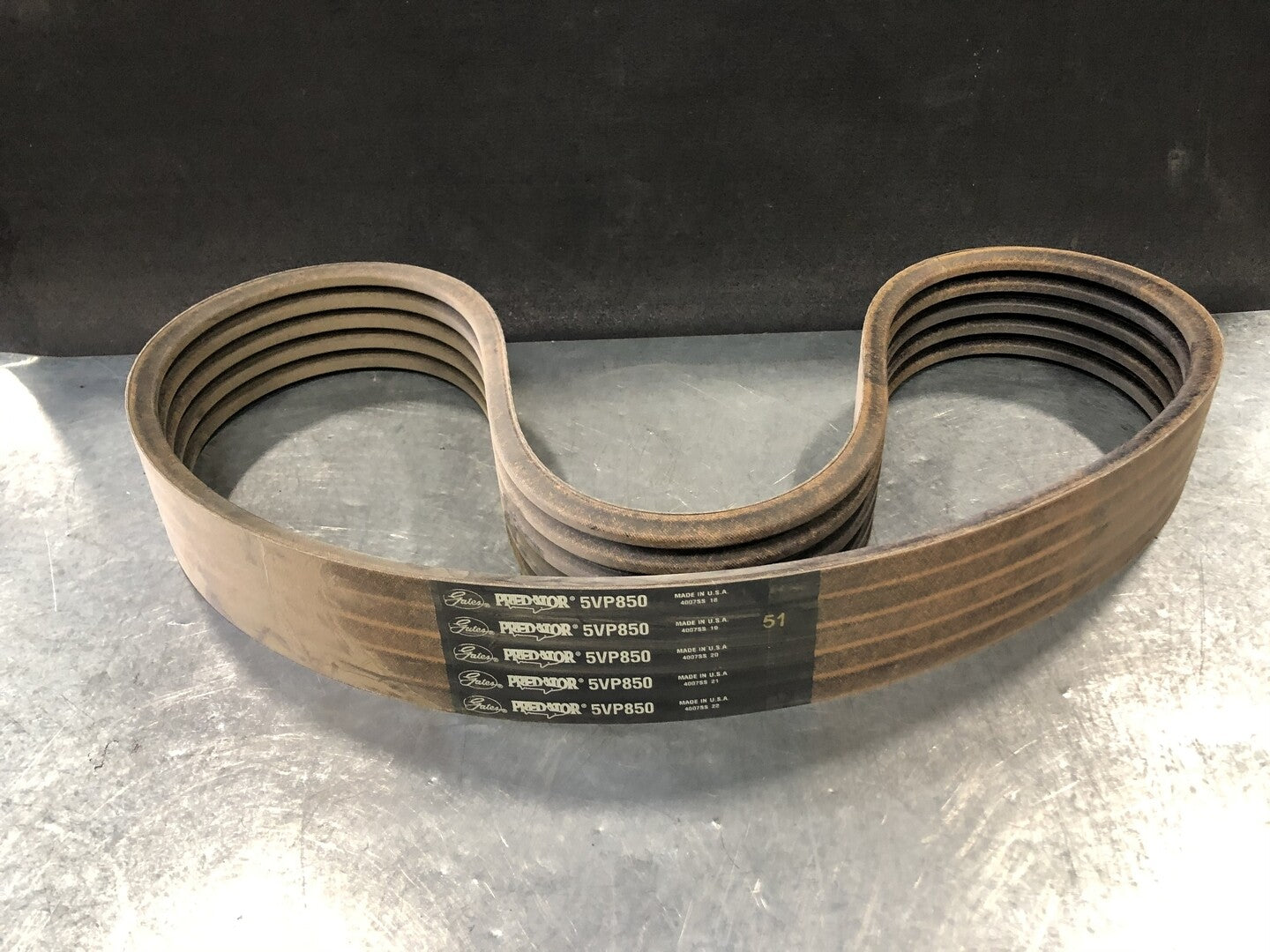 GATES Predator PowerBand Belt No. 5/5VP850