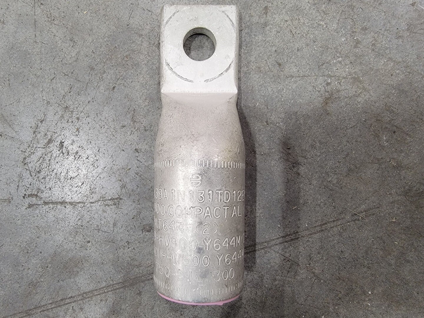 BURNDY Compression Terminal Lug Pink 300 750MCM, YA39A1N131TD12E