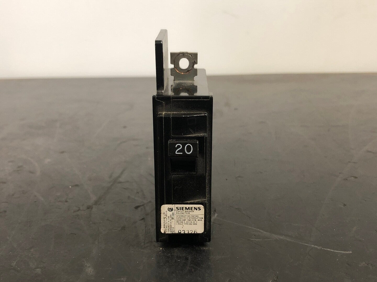 SIEMENS 20 Amp, 1 Pole, 120/240 volts Circuit Breaker BQ1B020