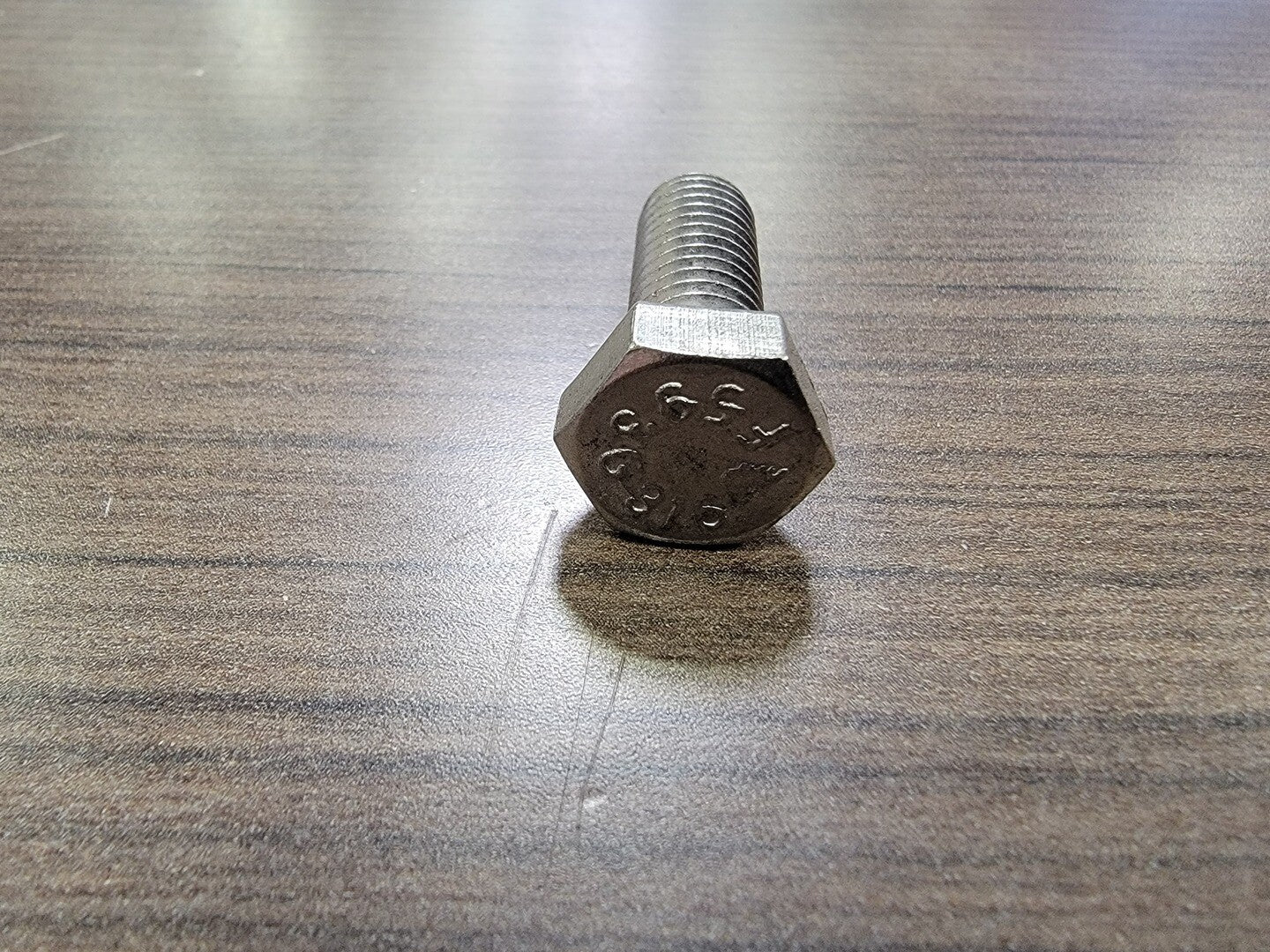 3/8" x 1" F593G316 Stainless Steel Hex Bolt (Bag of 250/Qty)