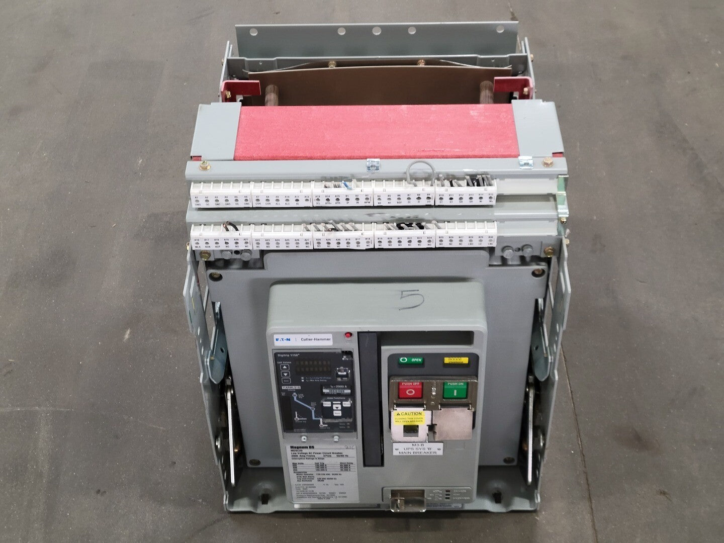 EATON Magnum DS 2000 Amp 3 Pole Low Voltage AC Power Circuit Breaker MDSC20