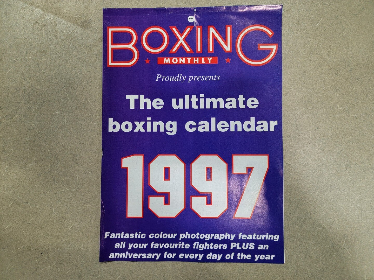 BOXING MONTHLY 1997 Magazine The Ultimate Boxing Calendar