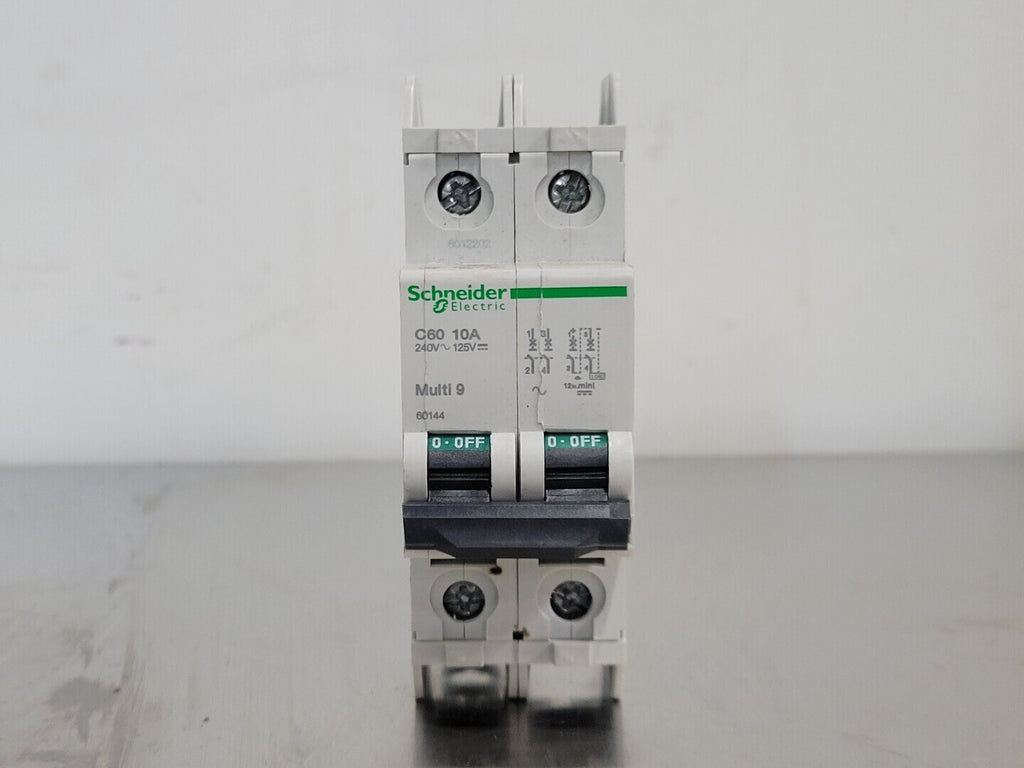 SCHNEIDER ELECTRIC 10 Amp, 2 Pole, 240 volts Circuit Breaker 60144