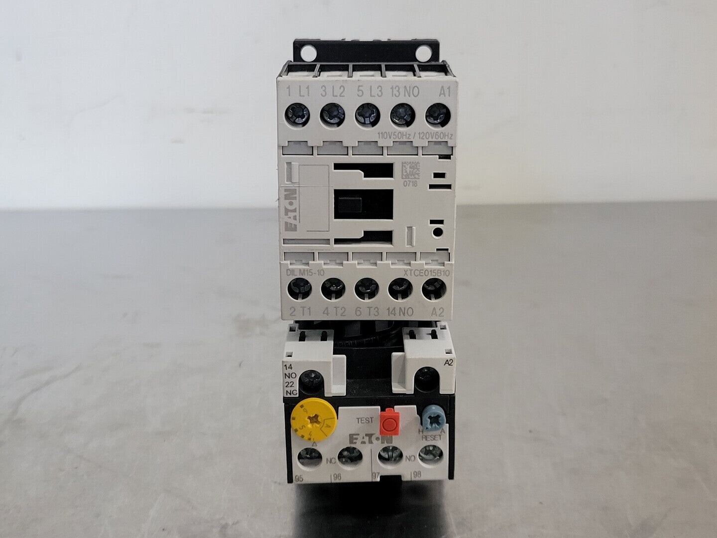 EATON 15 Amp, 3 Pole, 1NO, 110/120 VAC Coil Contactor XTCE015B10 w ...