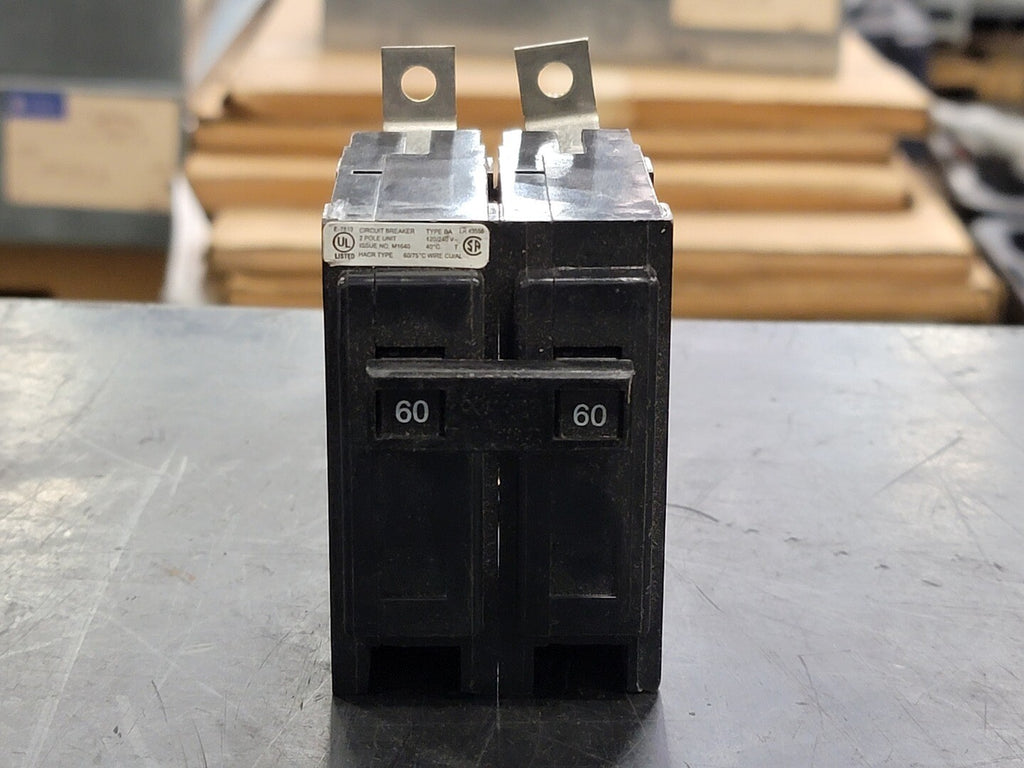 CUTLER-HAMMER 60 Amp, 2 Pole, 120/240 volts Circuit Breaker BA260