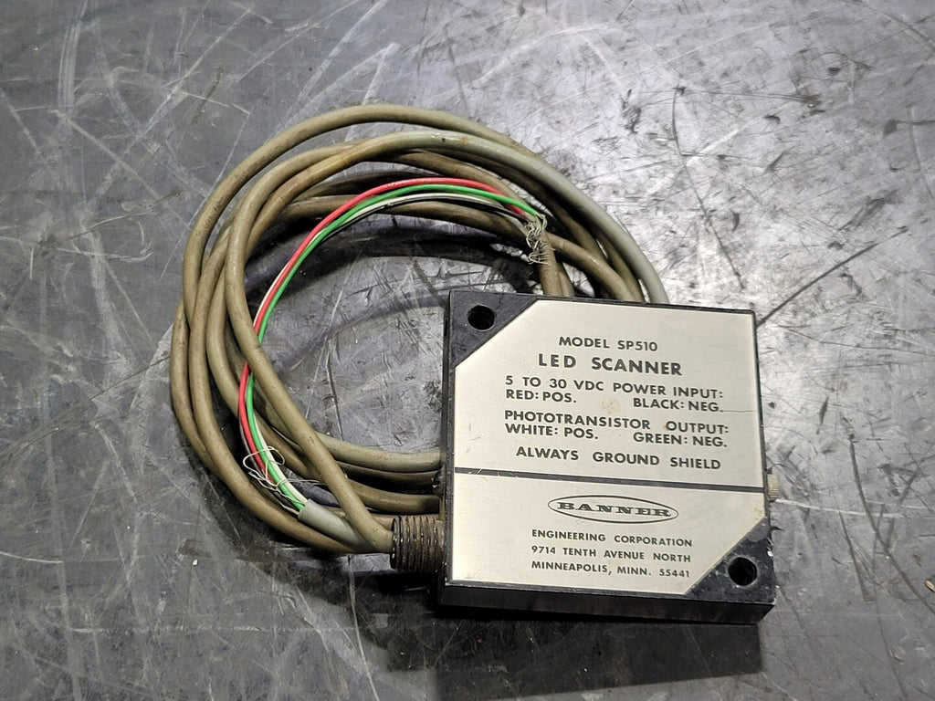 BANNER Scanner Retroreflective Led SP510