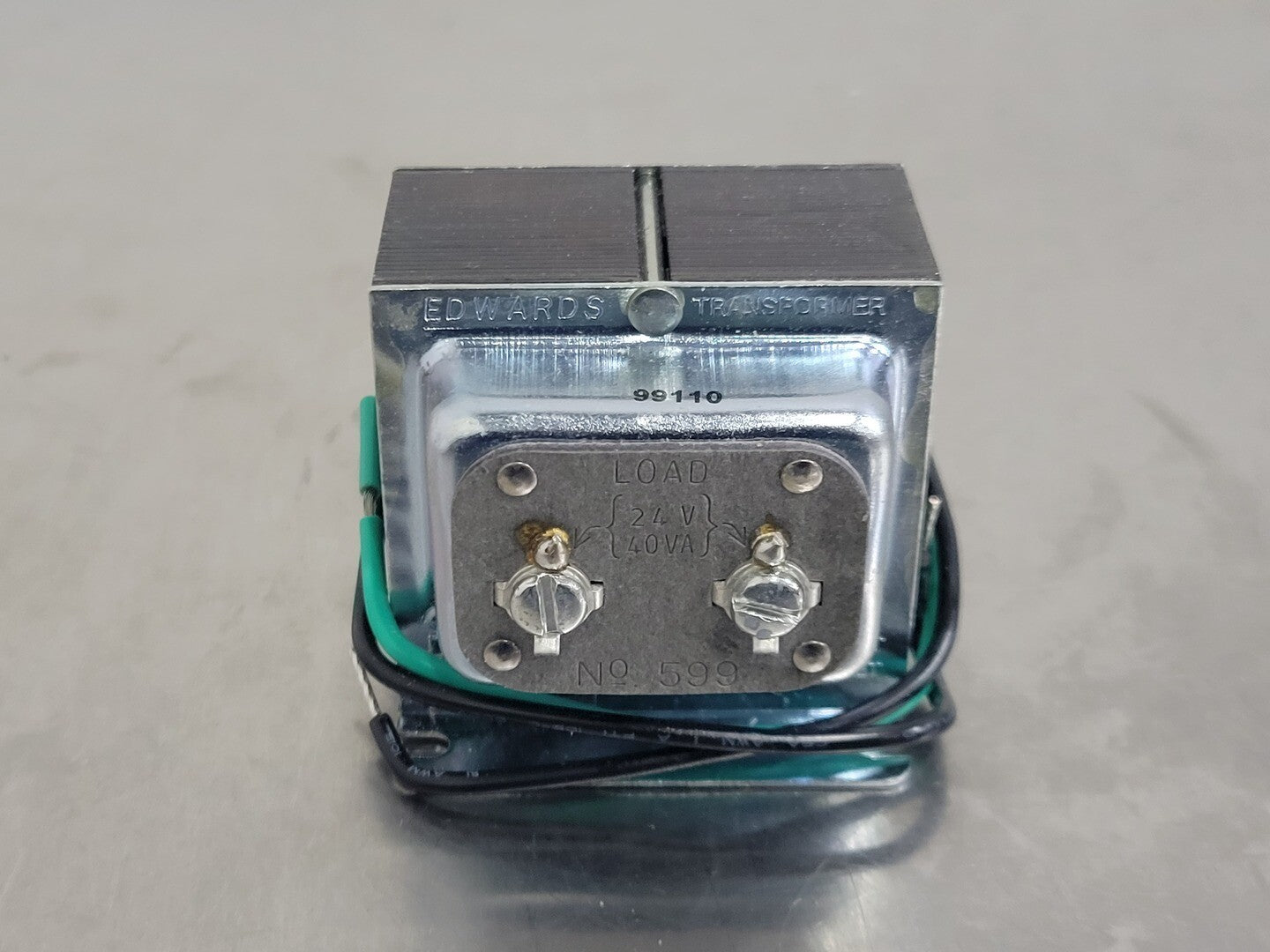EDWARDS SIGNALING 0.04 kVA Signaling Transformer 120 Pri. volts, 24 Sec ...