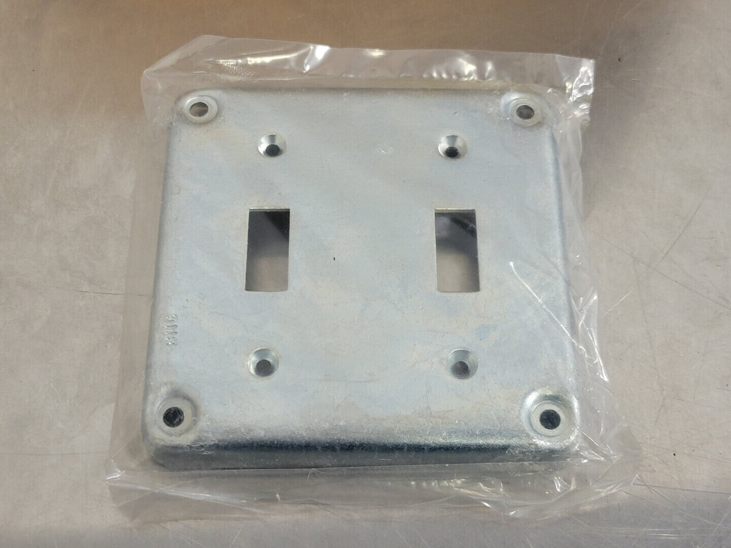 BOWER 4" Square Surface Covers, 1/2" Raised 456 (Box of 25)