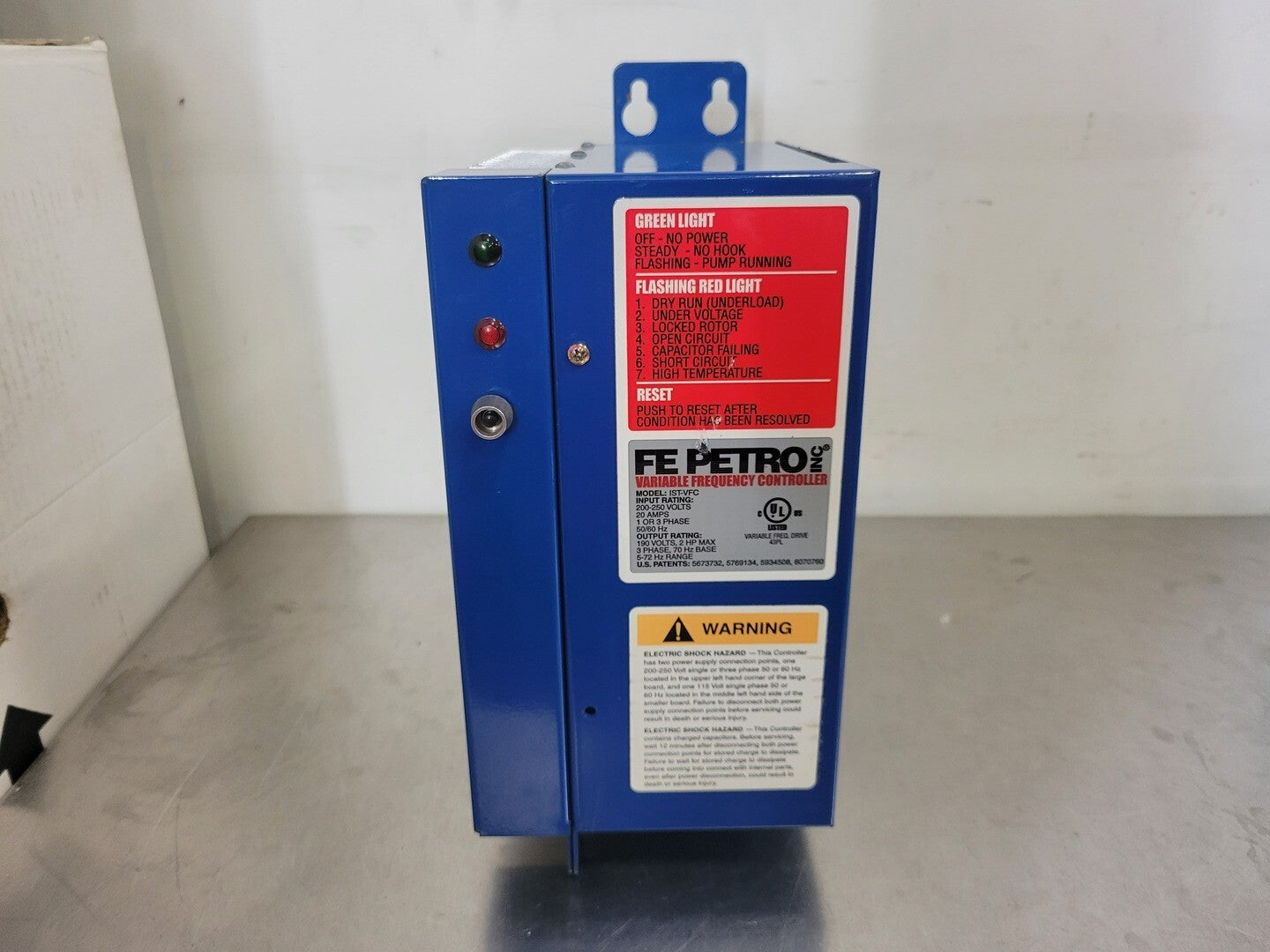 FE PETRO 20 Amp Variable Frequency Controller IST-VFC