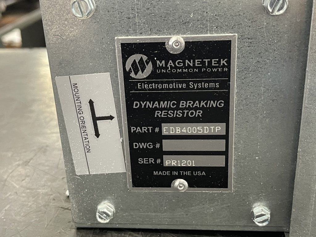 MAGNETEK Dynamic Breaking Resistor EDB4005DTP, 460V/ 3HP/ 4.8FLA