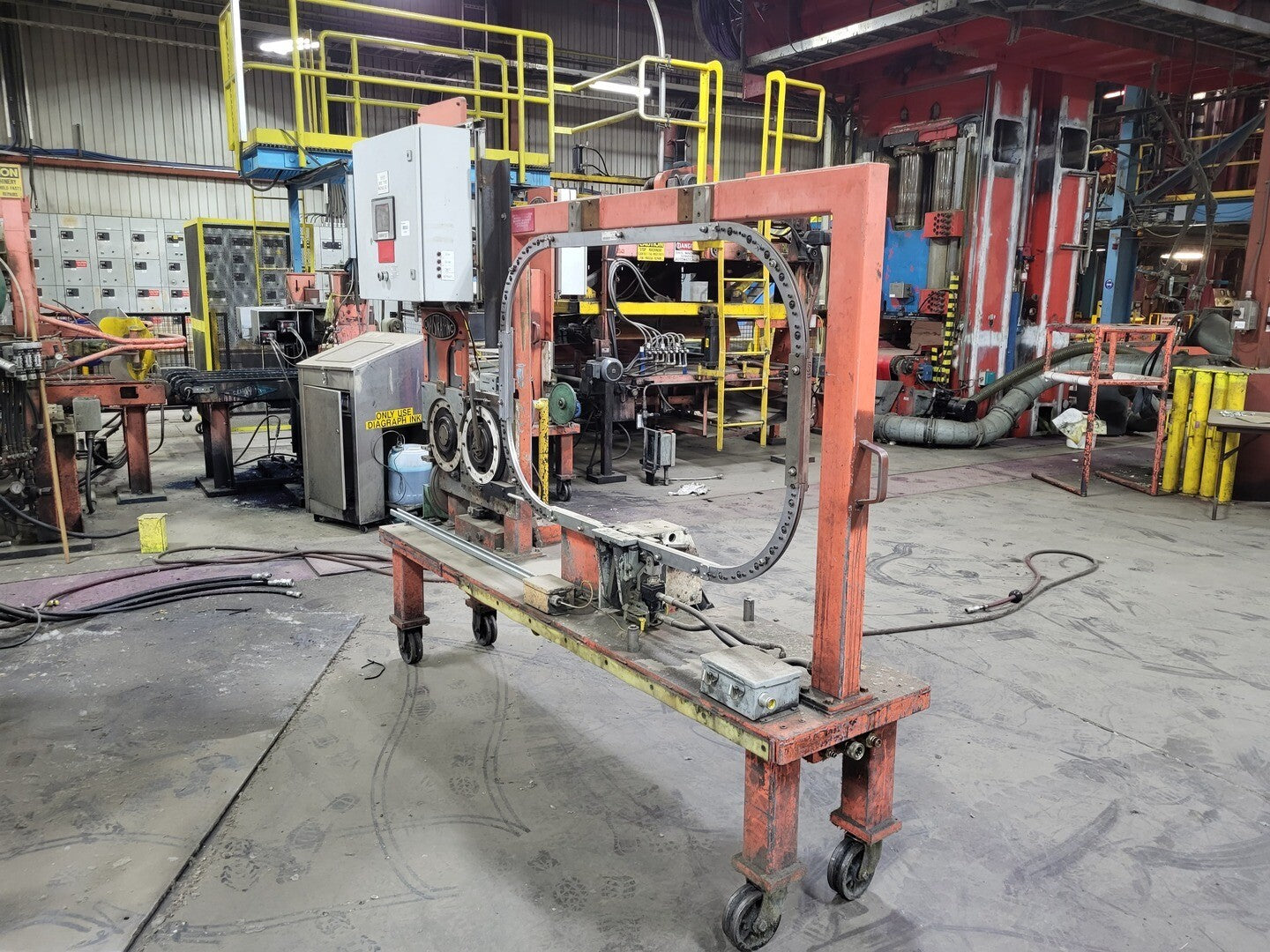 GERRARD OVALSTRAPPING Automatic Tying/Strapping Machine Model 9000