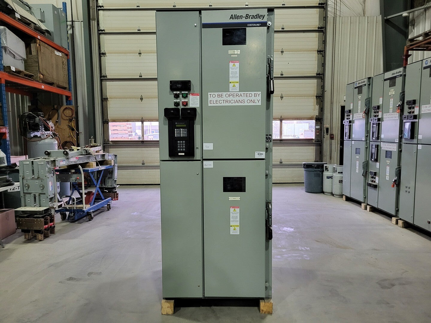 ALLEN-BRADLEY 5kV/1200A Medium Voltage MCC Single Structure w/ Motor ...