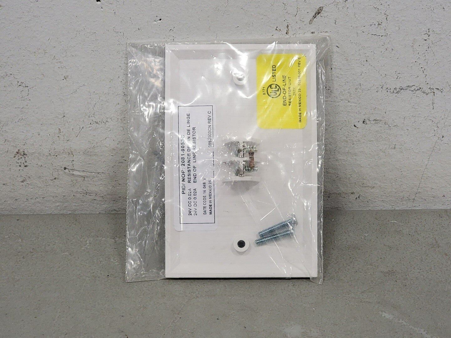 SIMPLEX 24V DC, 0.02A End-Of-Line Resistor 2081-9053C