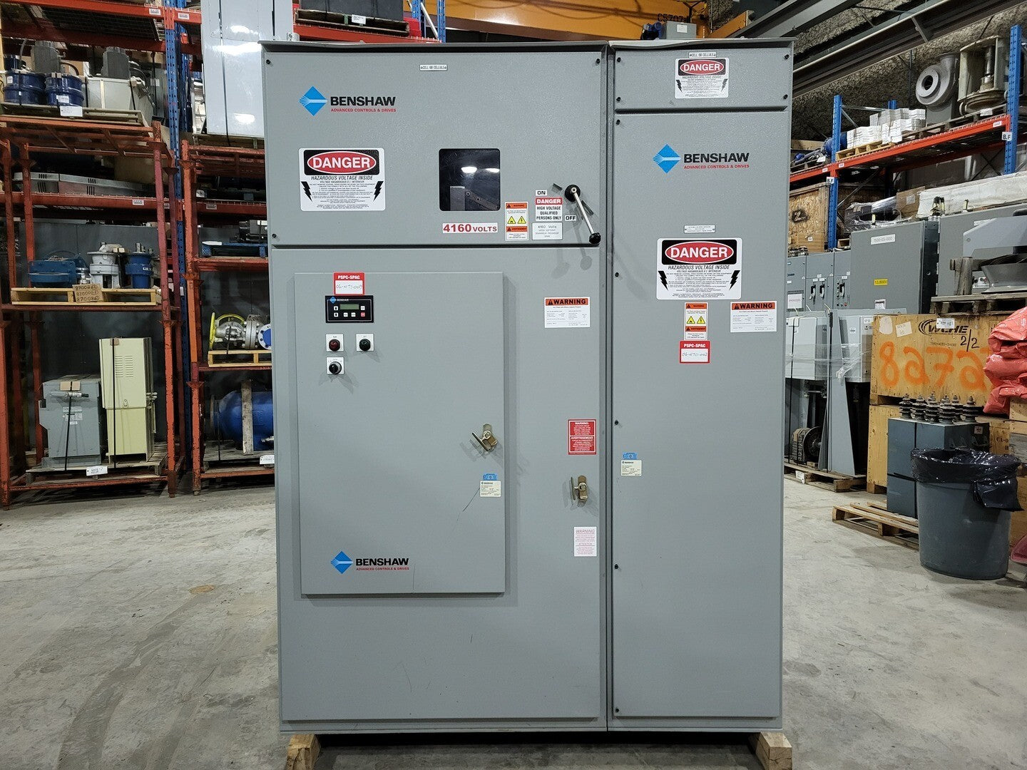 BENSHAW High-Low Speed Contactor, 125/350HP, 4160V, CFMVRSTS-350-4160-1