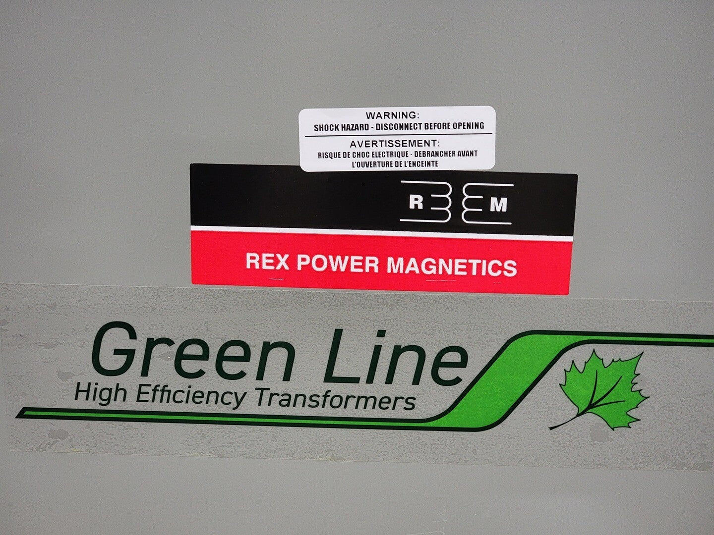 REX POWER MAGNETICS 30 kVA Transformer, 600V pri. volts, 120/208Y sec ...