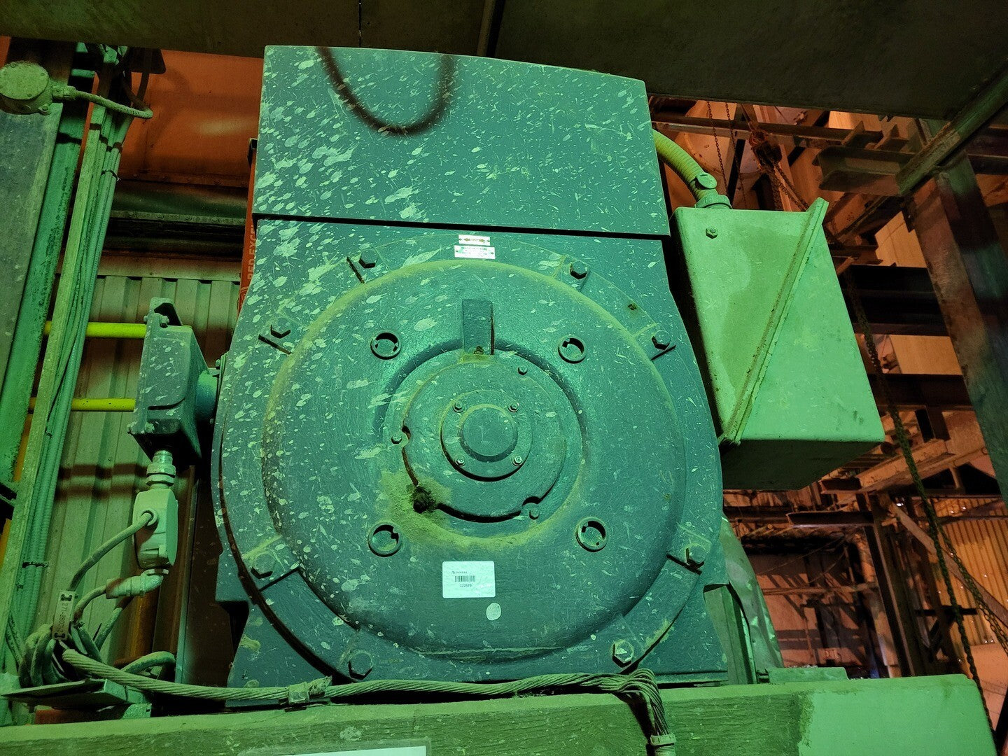 SIEMENS Induced Draft Fan w/ 700hp Induction Motor 4000V, 887RPM, 3Ph ...