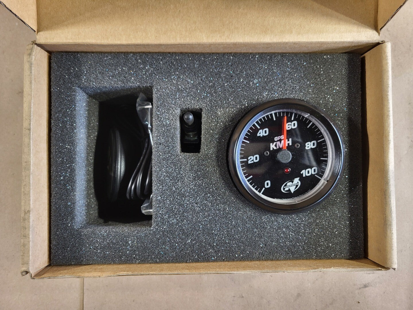 NORDSKOG Analog GPS Odometer HGA100KMH-KIT, 0-100 KMH