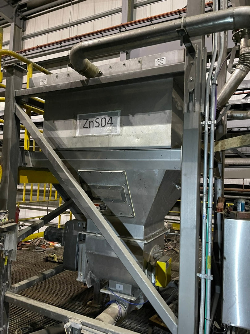 NATIONAL BULK EQUIPMENT INC. Stainless Steel Mixing & Bag Unloading ...