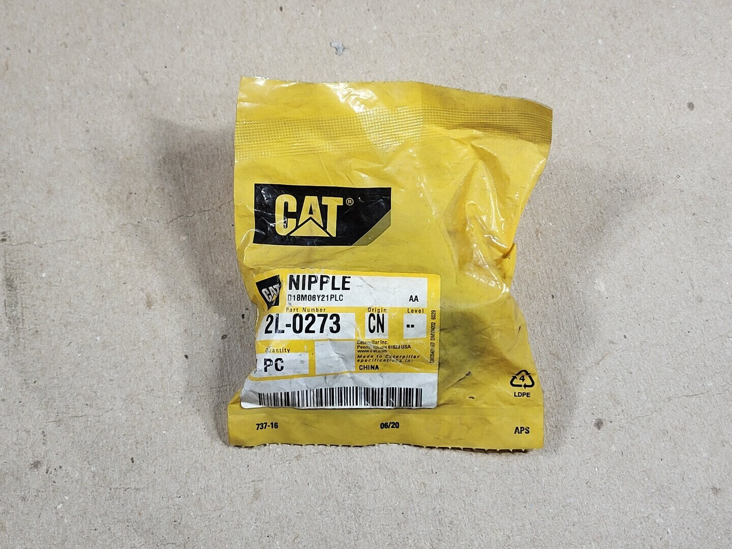 CATERPILLAR Electrical Terminal Nipple 2L-0273