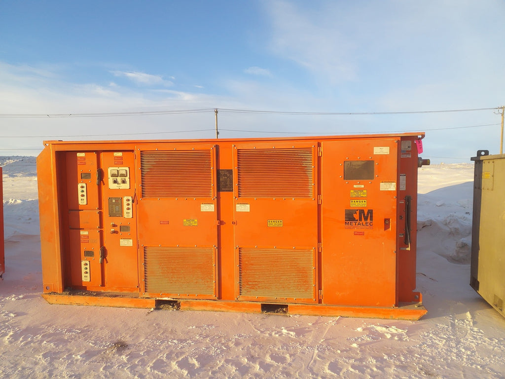 METALEC Underground Substation w/ 800/1000kVA Transformer, 13800V HV ...