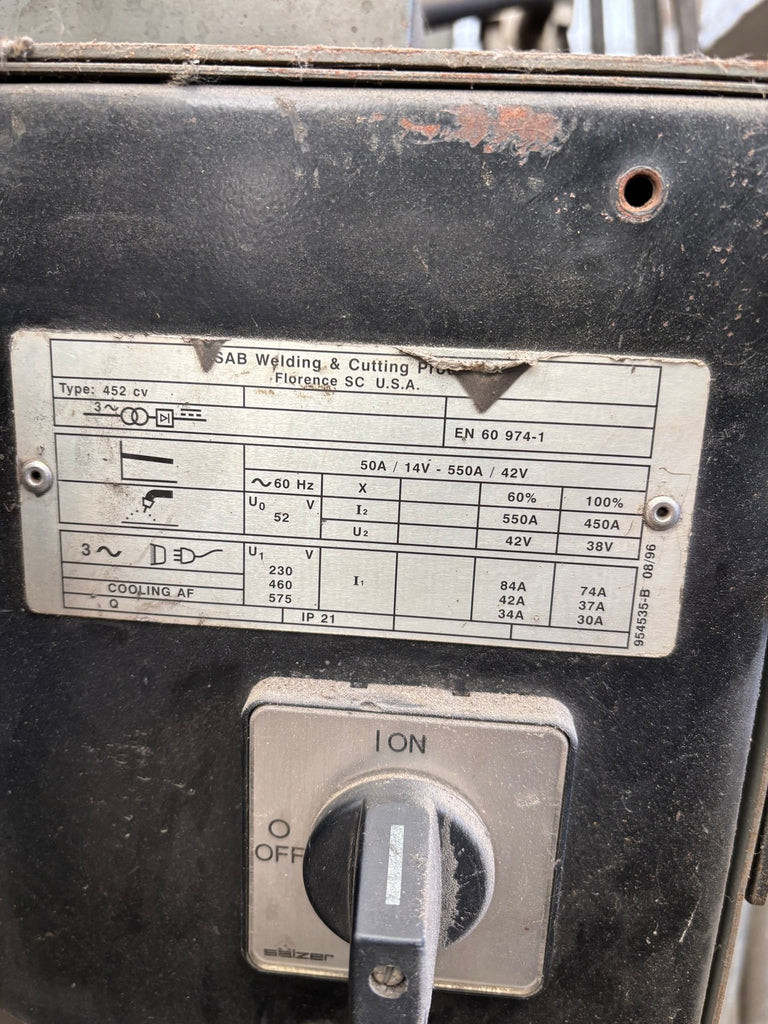 TAFA-PRAXAIR Arc Spray Welder 8830 w/ 45 kVA Transformer