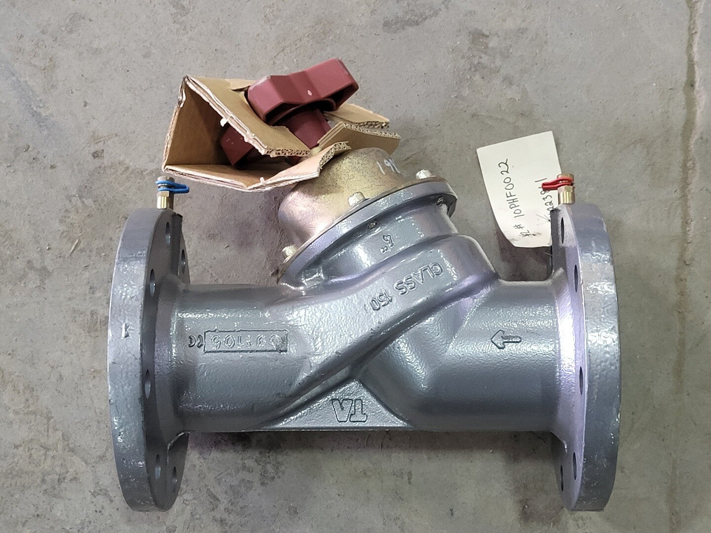 Tour and Anderson 4" Class 150 Stad Steel Balancing Valve (flanged)