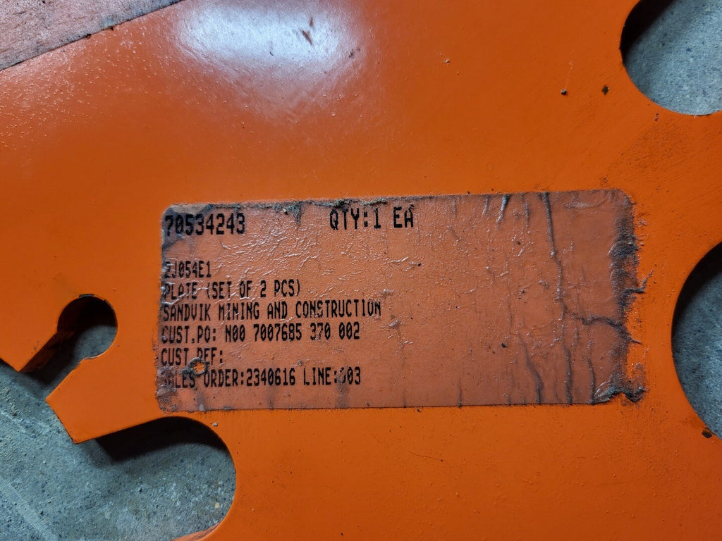 SANDVIK Plate 70534243 (Set of 2)