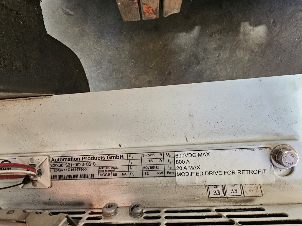 ABB VFD Drive DC Retrofit DCS800-S01-0020-05-0