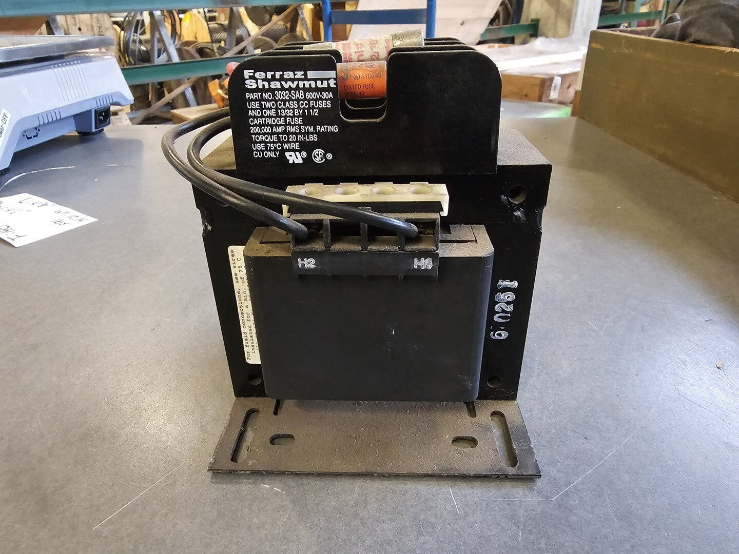 ALLEN-BRADLEY 250 VA, Pri 600V, Sec 120V Control Transformer 1497-E ...