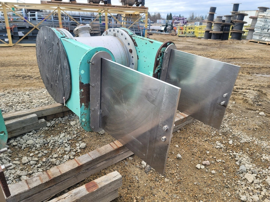 TYCO ELECTRONICS 16", Class 150, Double Knife Gate Valve w/ Pneumatic ...