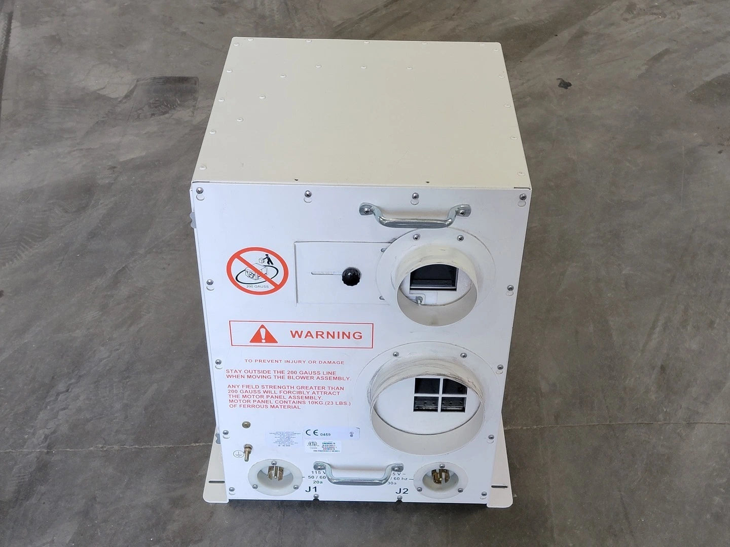 GENERAL ELECTRIC MRI Scanner Parts - Blower Cabinet MG6 No. 2121199-12