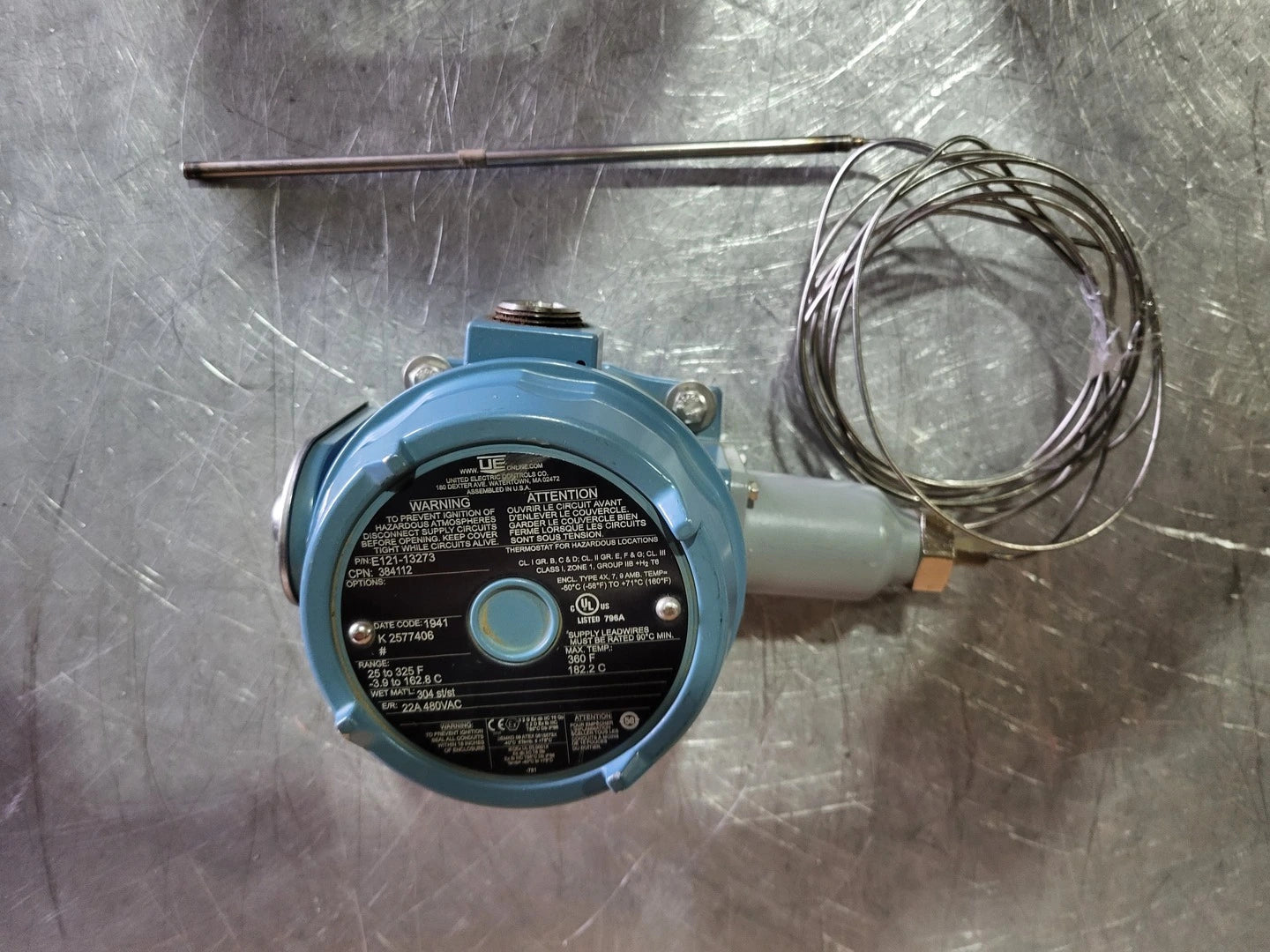 UNITED ELECTRIC Temperature Switch E121-13273