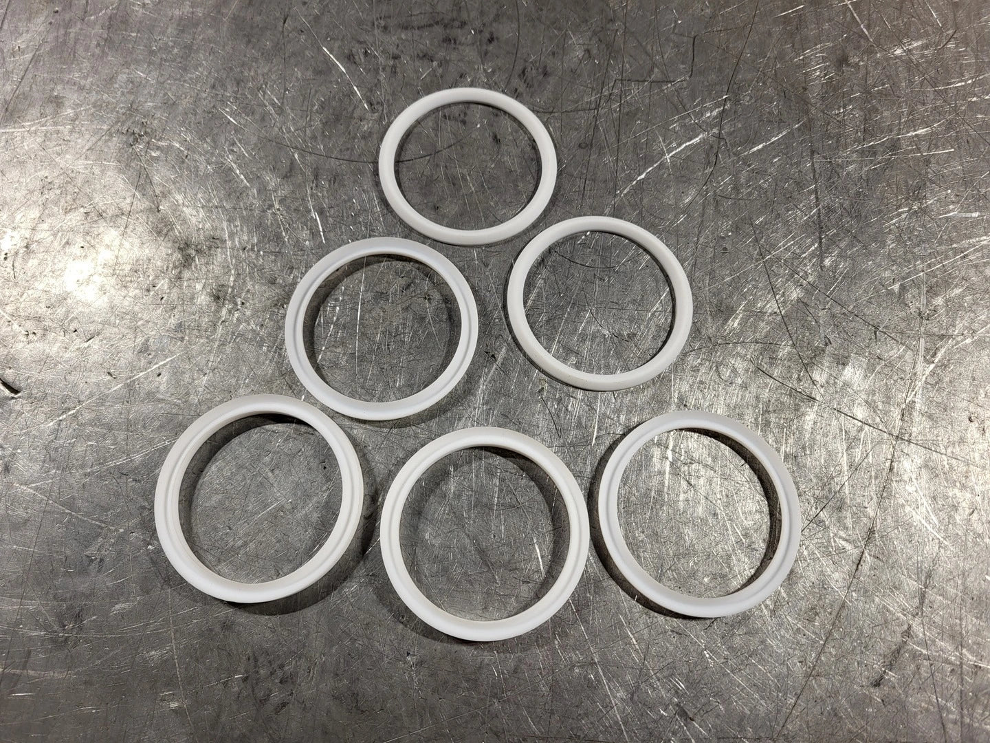 FLOWSERVE Packing Set Std Vee 2.5 STEM Plastic PTFE Virgin Indefinite ...