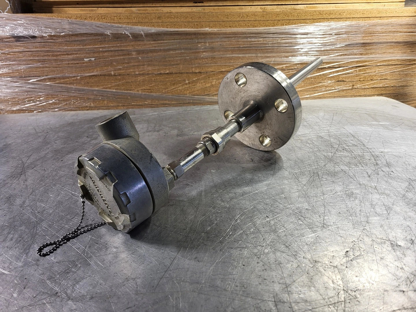 ROSEMOUNT Model 79 Connection Head 00079-0325-0003 w/ Flange 1-1/2 ...