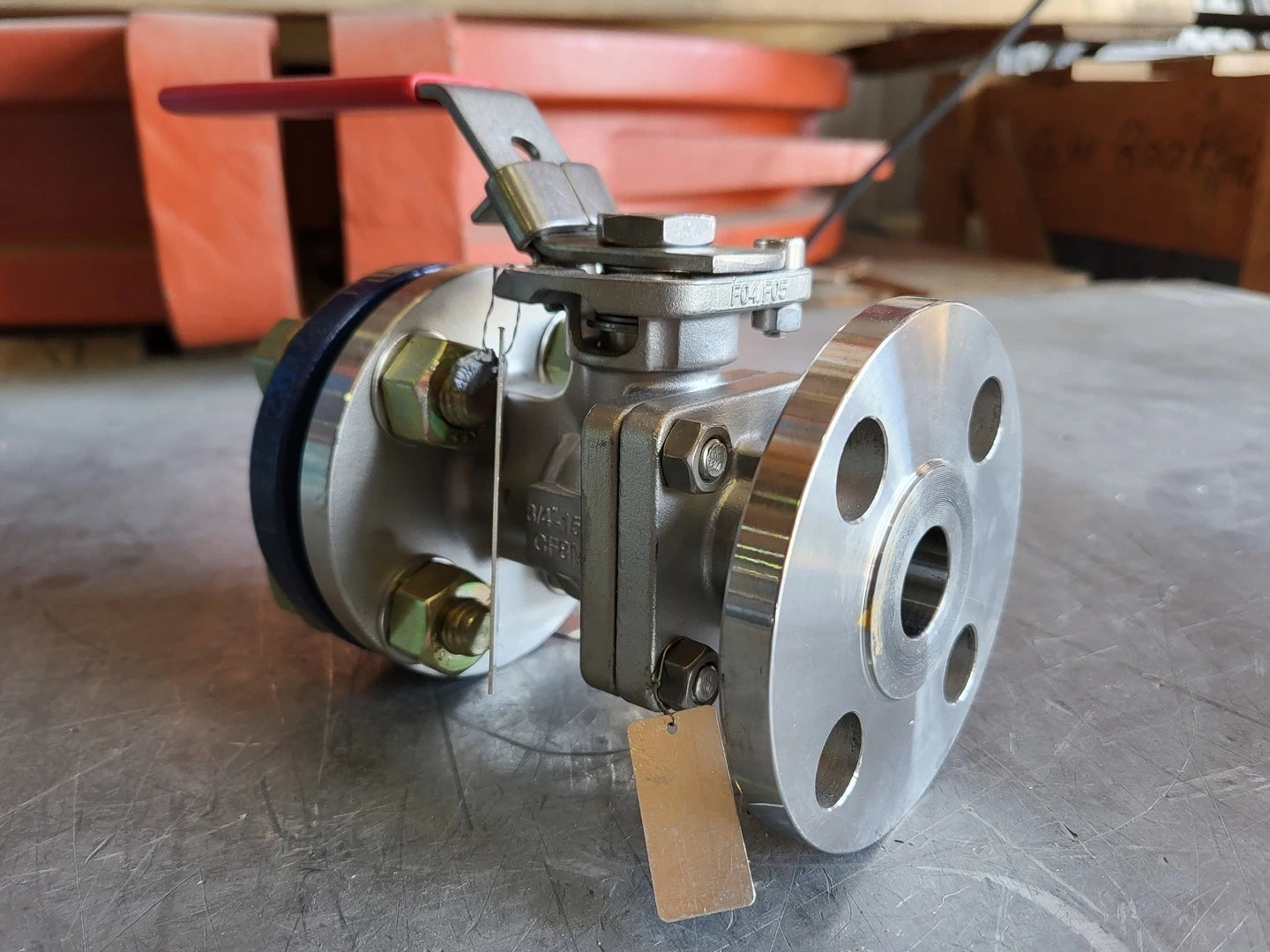 FOSSIL POWER SYSTEMS 3/4" Class 150 Ball Valve 9650-0410-0100-1122-0502