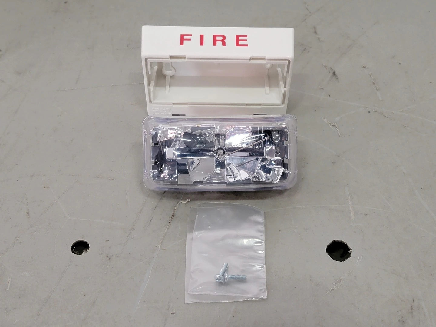 SIMPLEX Multi-Candela Ceiling Mount Addressable Strobe White 4906-9204