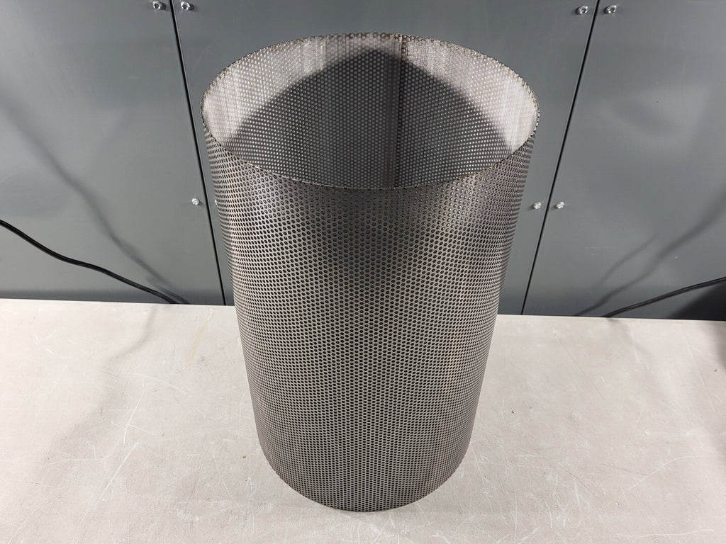 DE JONG 12" Dia. Perforated Mesh Cylinder SDV-1F702